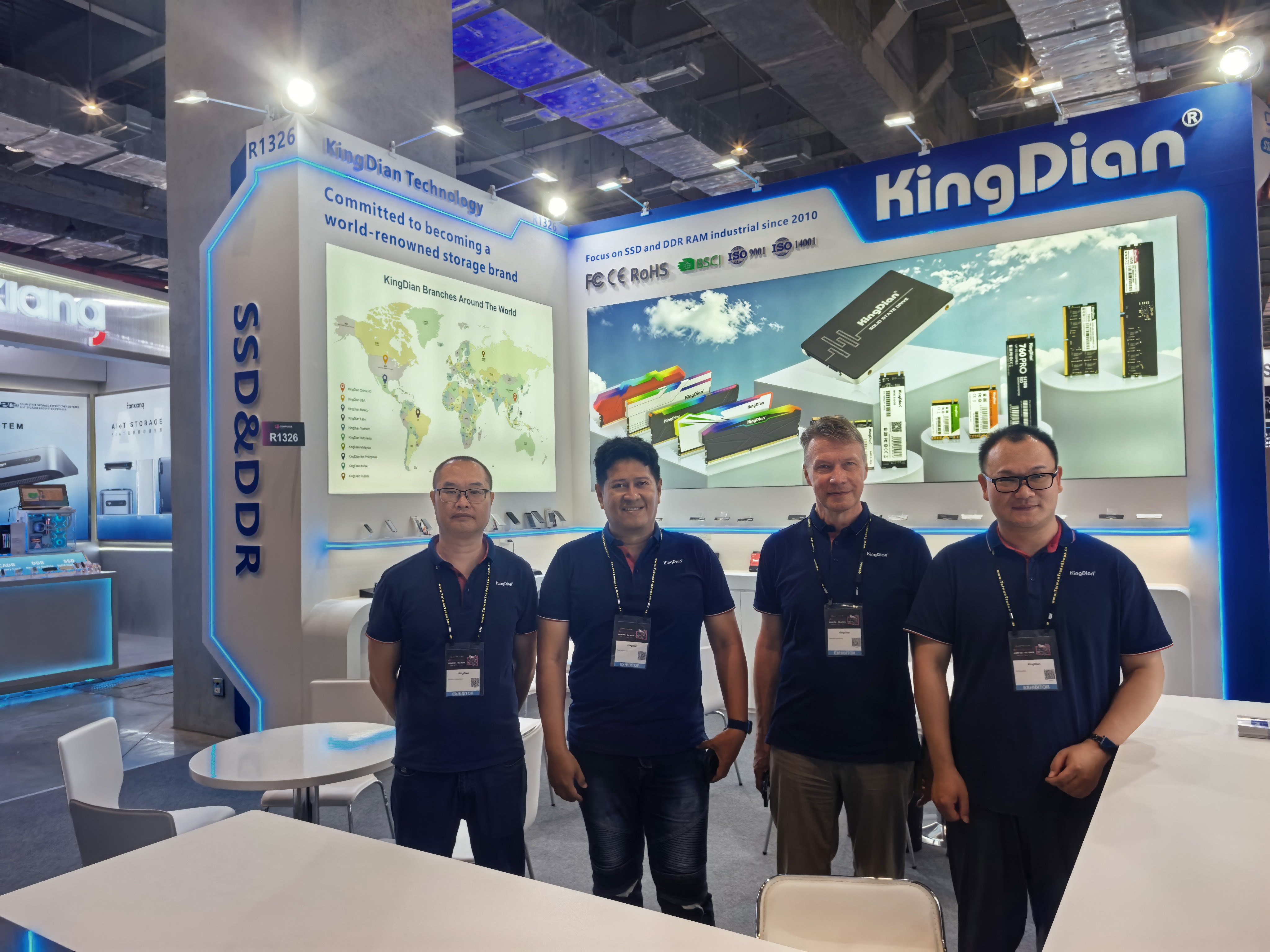 KingDian at Computex 2026: New SSDs & DDR5 Memory Revealed